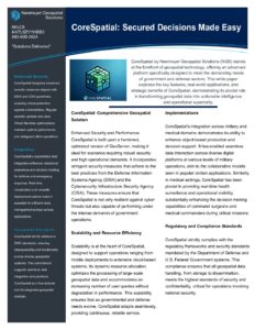 CoreSpatial-Slick-Sheet-v1 | NGS LLC | Solutions Delivered