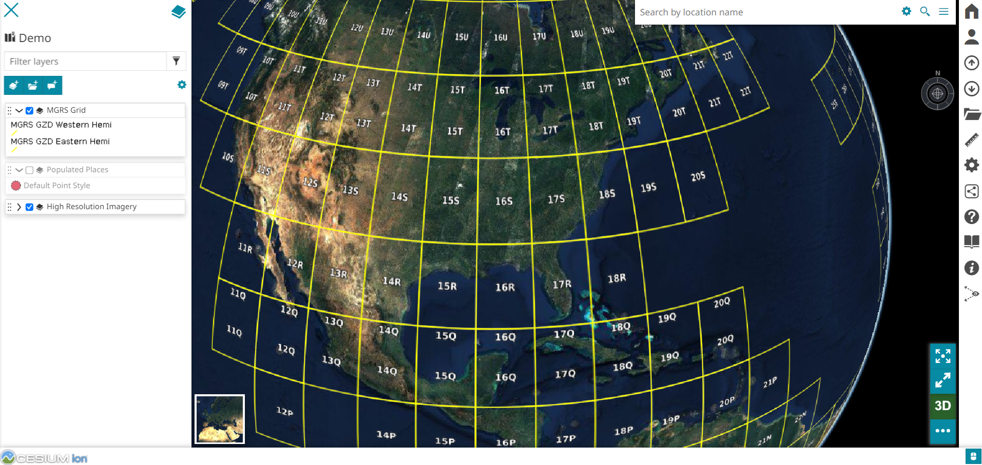 CoreSpatial Portal cesium 3d